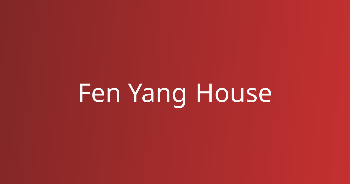Order Authentic Chinese Online | Fen Yang House - Pickup or Delivery ...